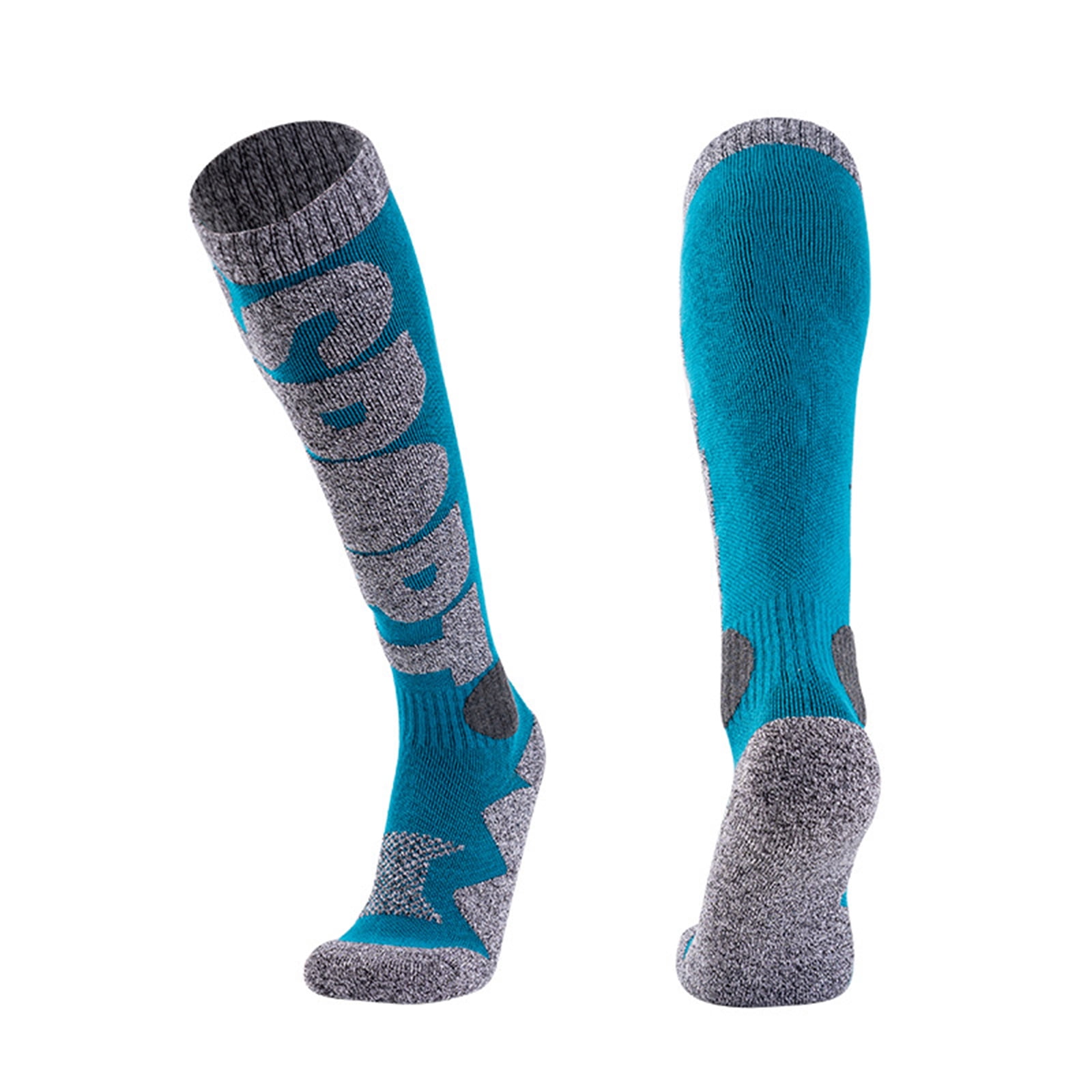 Cozyvia Unisex Knee-High Ski Socks - Thick Thermal Warm Winter Socks ...