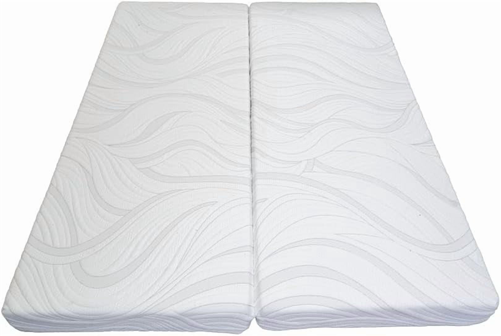 Cozyway Vertical Bi-Fold RV Short Queen Mattress, 75" x 60", 6" Thick ...