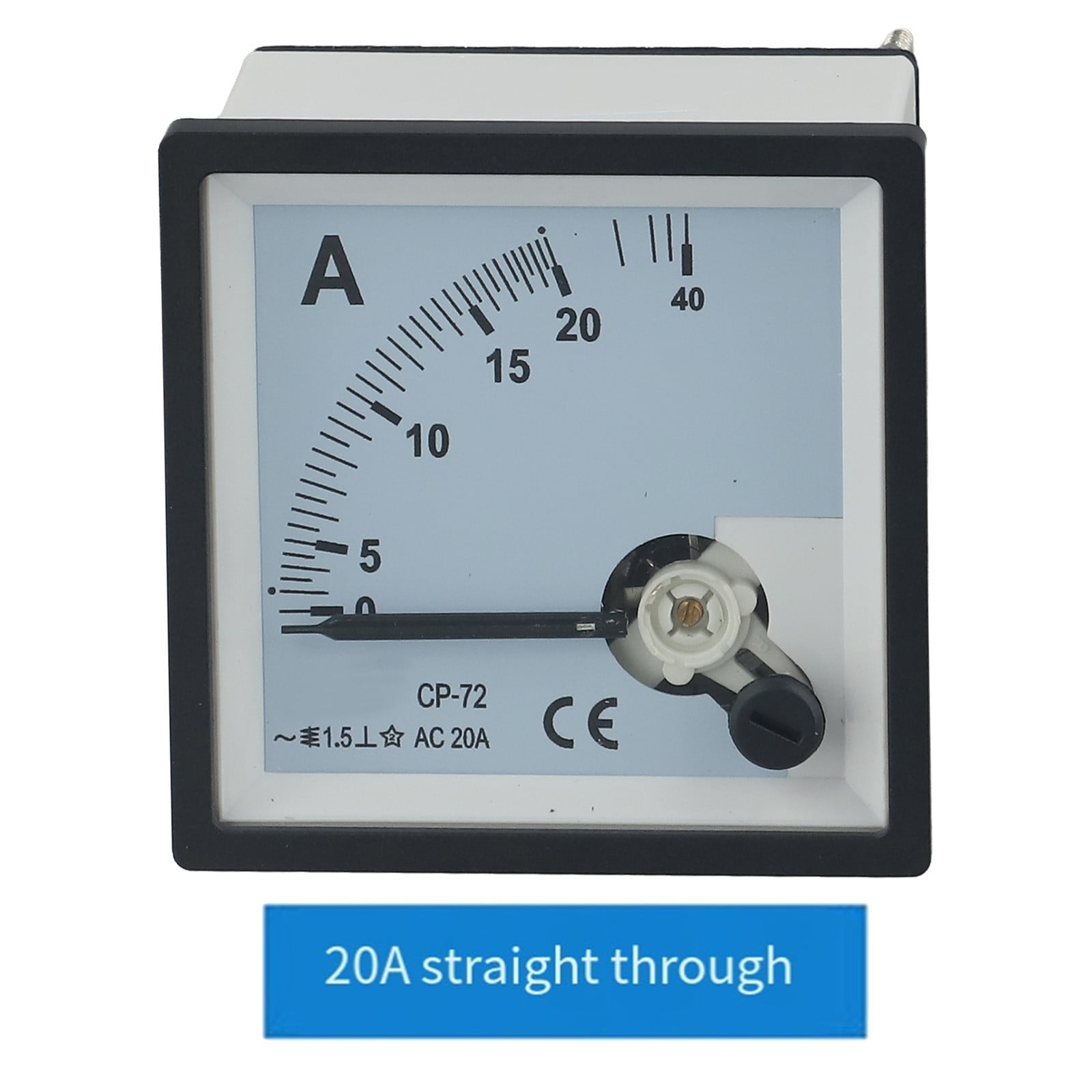 CP-72 Pointer Type AC Ammeter Analog Ammeter Pointer Panel Meter ...