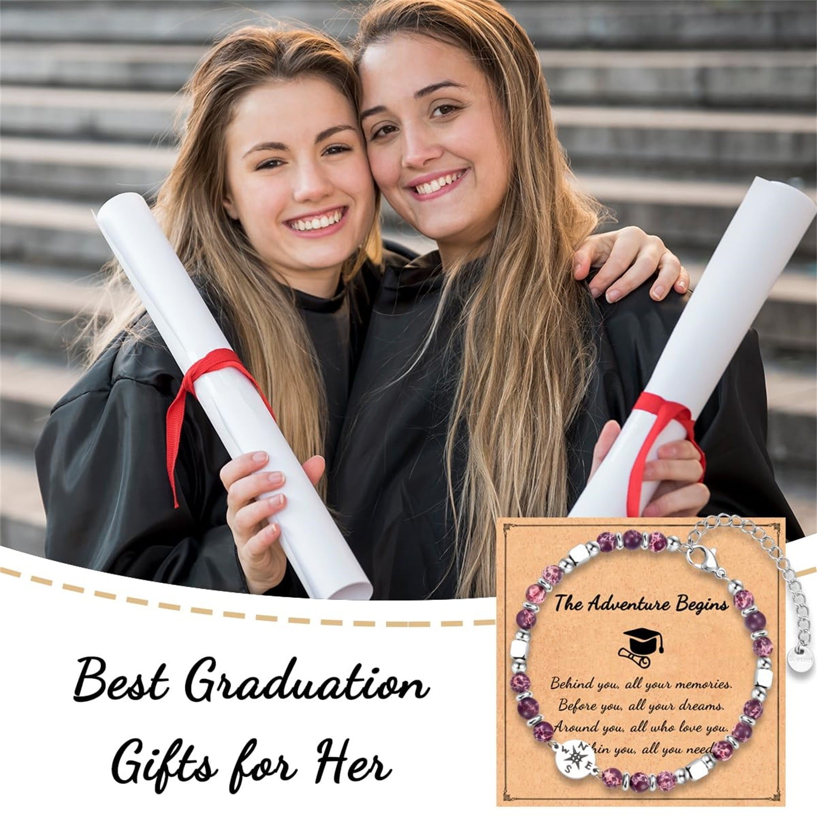 Cptfadh Arm Chain Steel Ball Bracelet Lady Bracelet 2024 Graduation ...