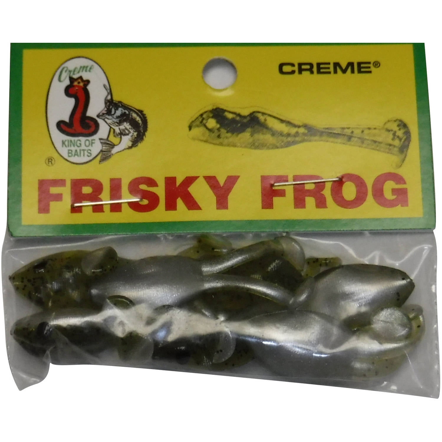 Frisky Frog 1.5 Lure 7pk - Watermelon/Pearl - Panfish - Walmart.com
