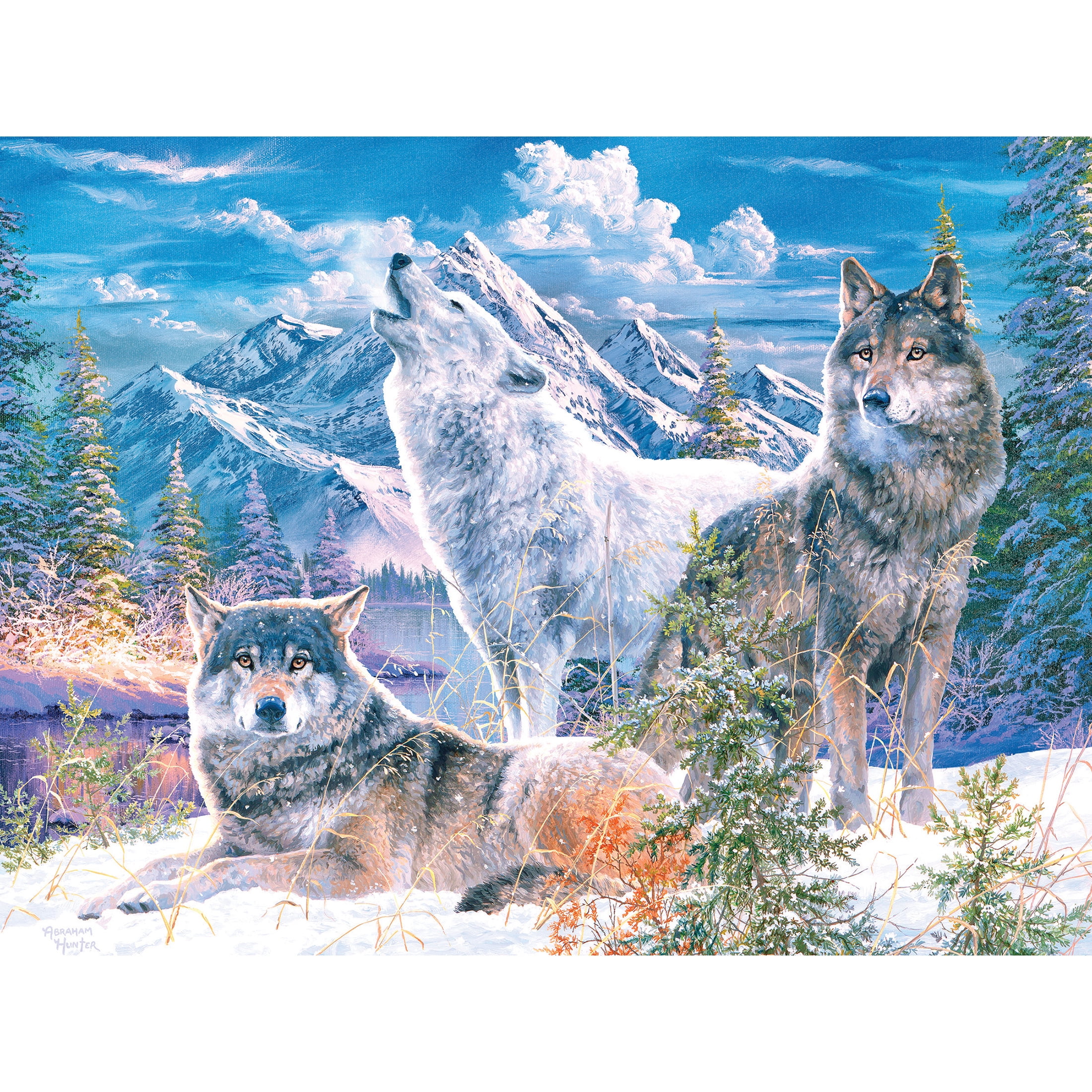 Cra-Z-Art Abraham Hunter 500-Piece Winter Solace Interlocking Jigsaw Puzzle - Walmart.com