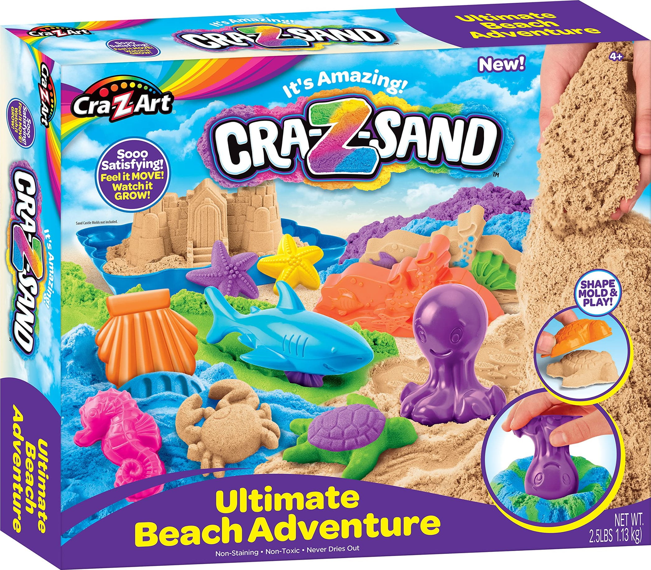 Cra-Z-Art CRA-Z-Sand Ultimate Beach Adventure Sand Activity Set ...