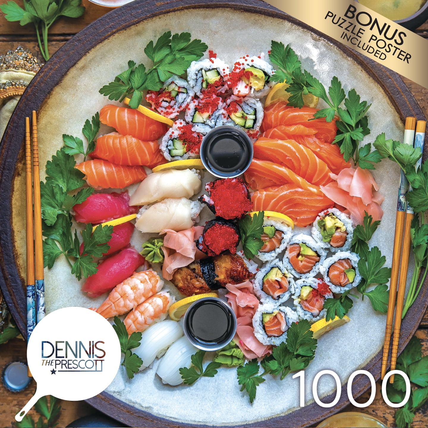 Cra-Z-Art Dennis Prescott 1000-Piece so Good Sushi Adult Jigsaw Puzzle ...