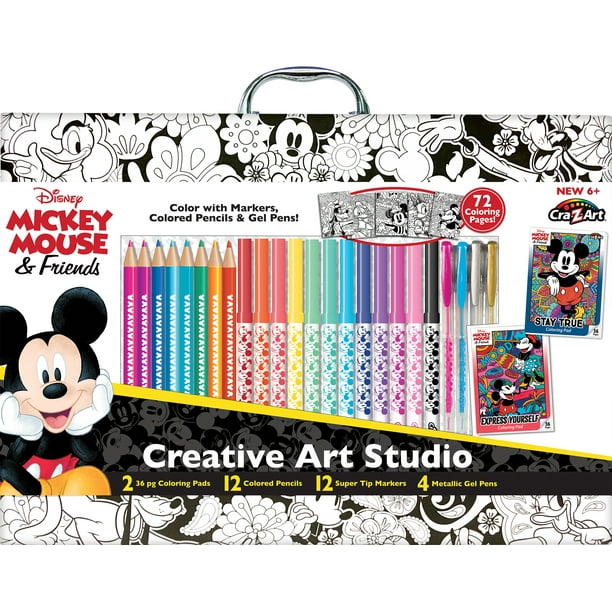 Cra-Z-Art Disney Coloring Activity Kit, for Children Boys and Girls 6 ...