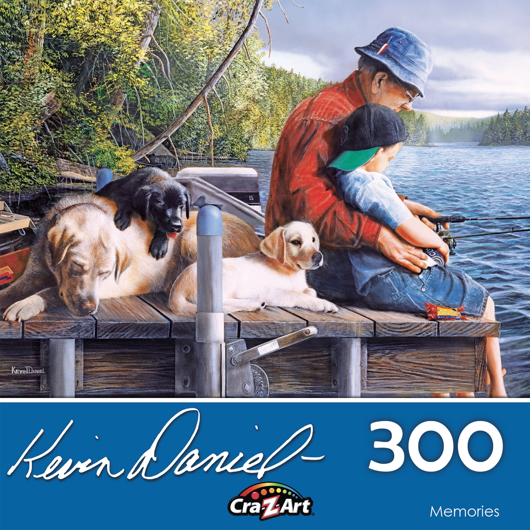 Cra-Z-Art Kevin Daniel 300-Piece Memories Jigsaw Puzzle for Child to ...