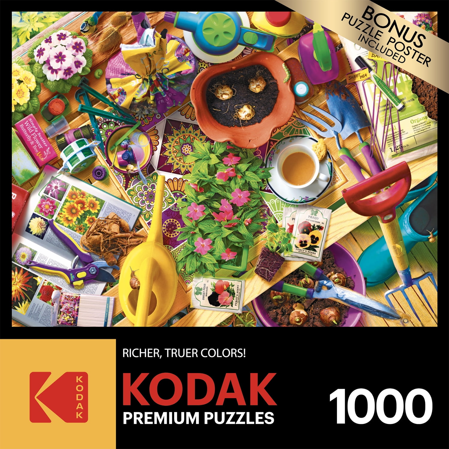 Cra-Z-Art Kodak 1000 Piece Jigsaw Puzzle Inside the Gardener's Shed ...