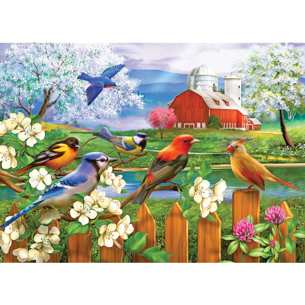 Cra-Z-Art Kodak Premium 1000-Piece Jigsaw Puzzle Springtime Gathering ...