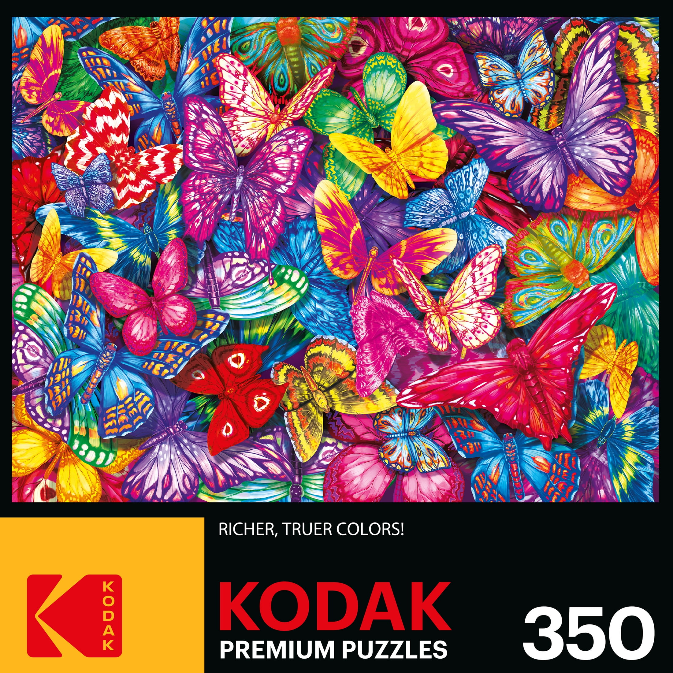 Cra-Z-Art Kodak 350-Piece Colorful Butterflies by Sean Harrison Adult ...