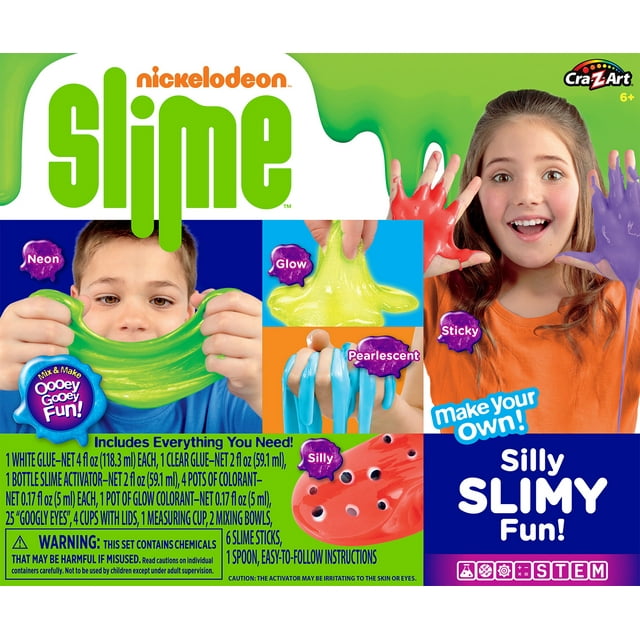 Cra-Z-Art Neon and Glow Slime Fun Kit - Walmart.com Cra-Z-Art Neon and Glow Slime Fun Kit - Walmart.com