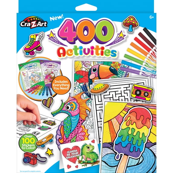Cra-Z-Art Multifunctional 400 Activities Art Kit for Kids Ages 6 ...
