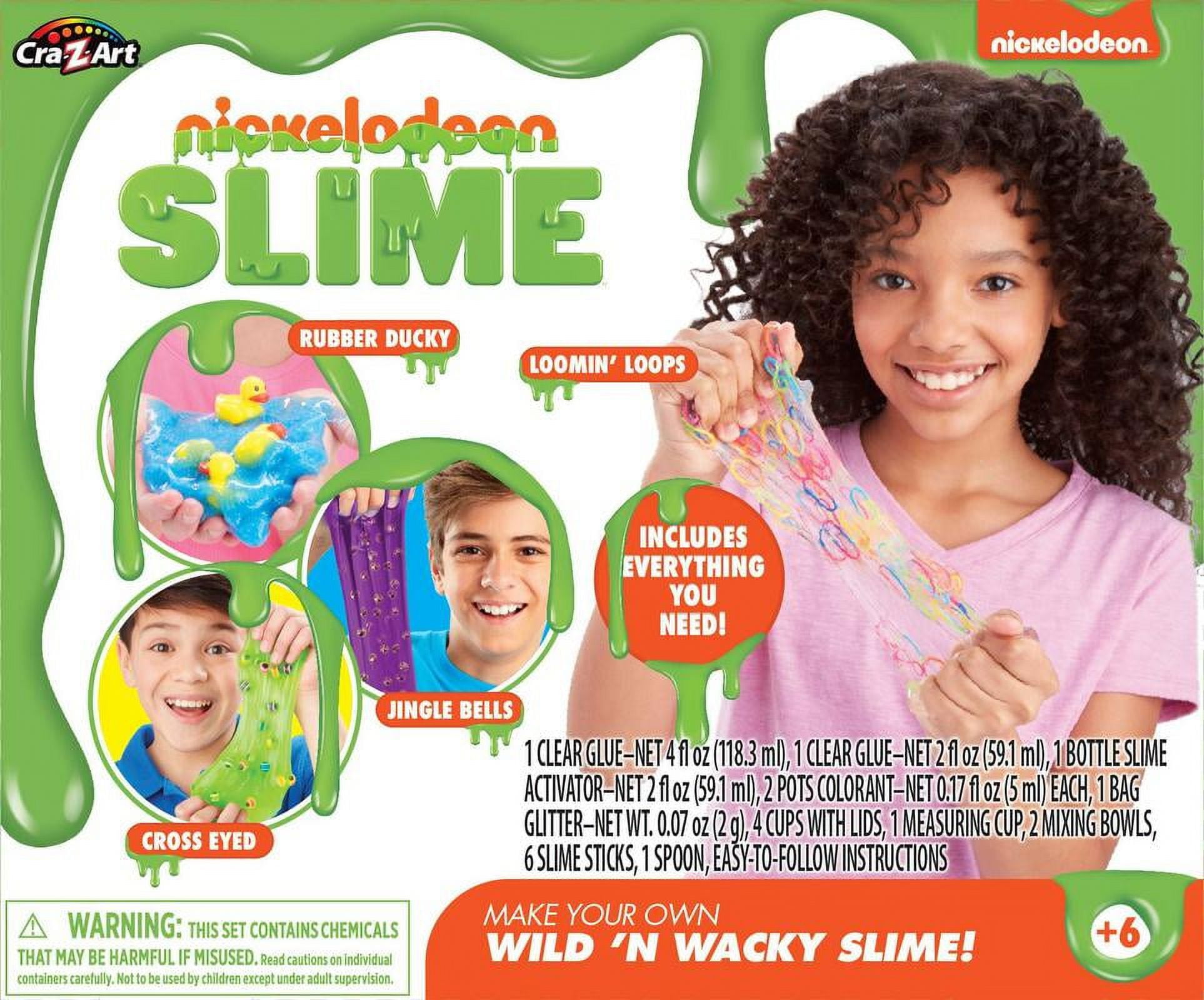 Cra-Z-Art Nickelodeon Wild N Wacky Slime Kit for Kids with Glitter and ...