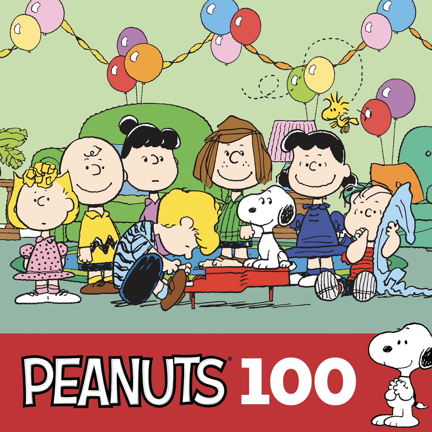 Cra-Z-Art Peanuts 100-Piece Birthday Jigsaw Puzzle - Walmart.com
