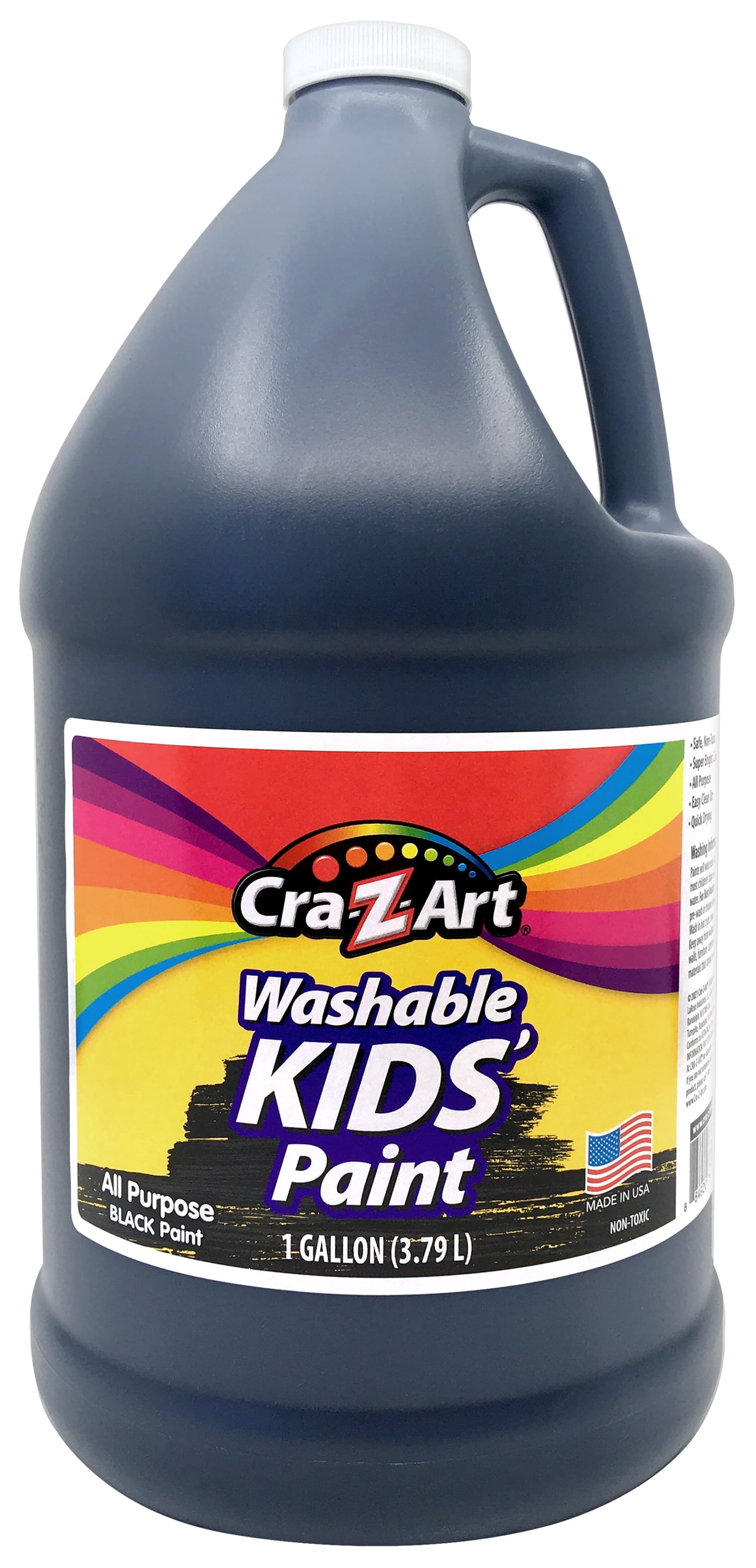 Cra-Z-Art Washable Poster Paint Black 1 Gallon - Walmart.com