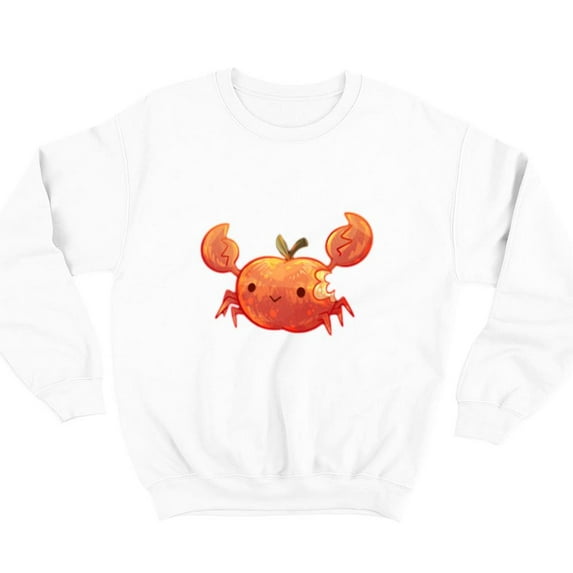 Crab Apple Food Pun Cute Funny Fruit Humor Graphic Print Pullover ...