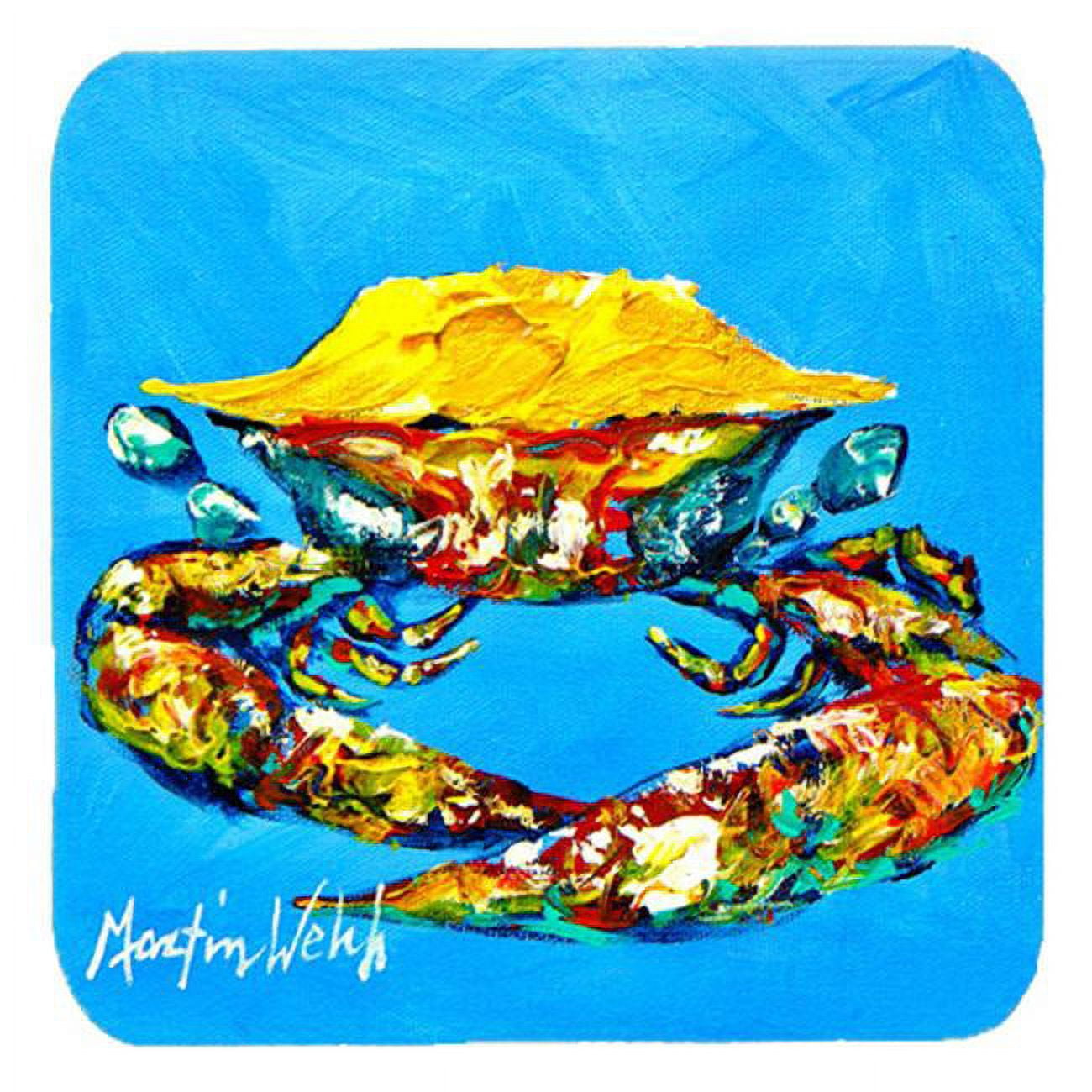 Crab Baby Blue Foam Coasters, Set Of 4 - Walmart.com