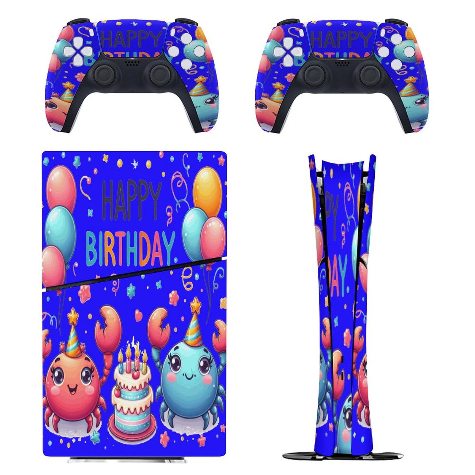 Crab, Birthday PS5/PS5 Slim Digital Disc Skin Sticker For Console And ...