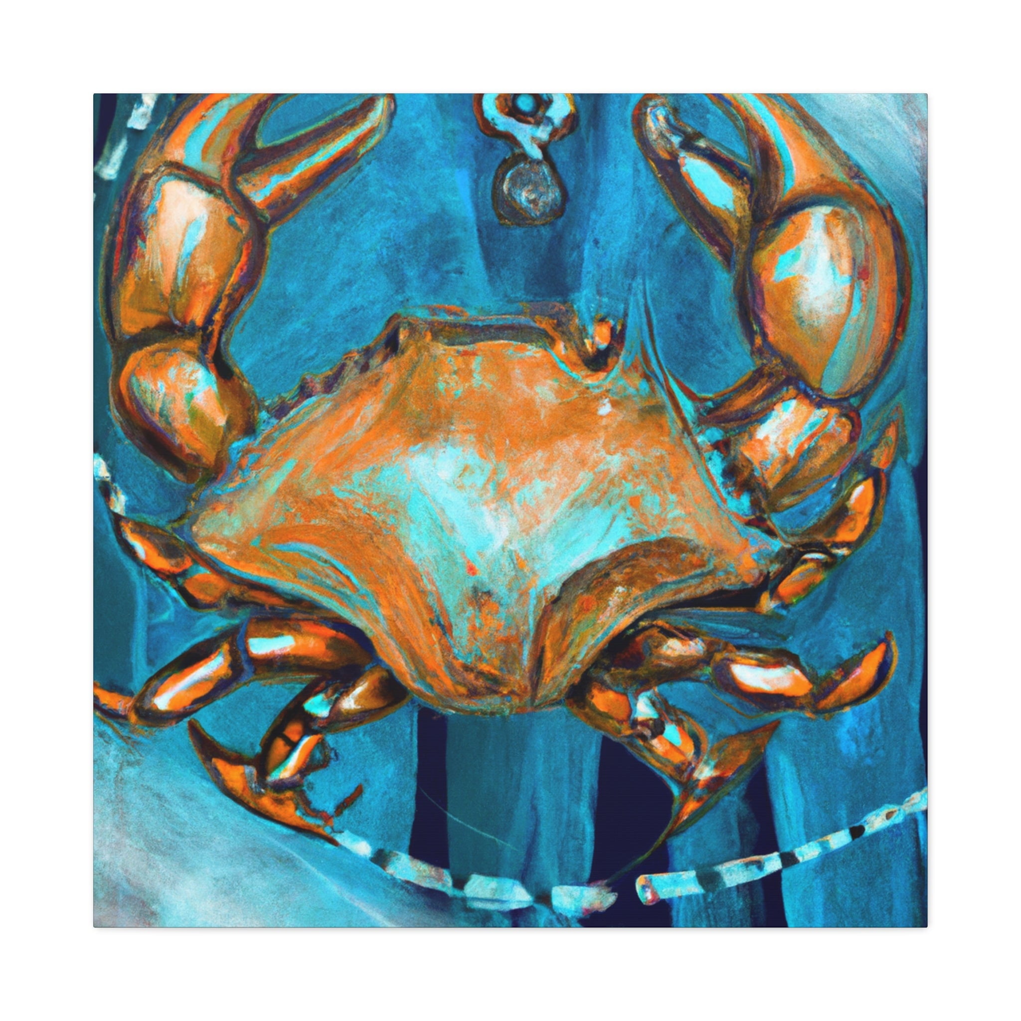 Crab Caught Napping - Canvas - Walmart.com