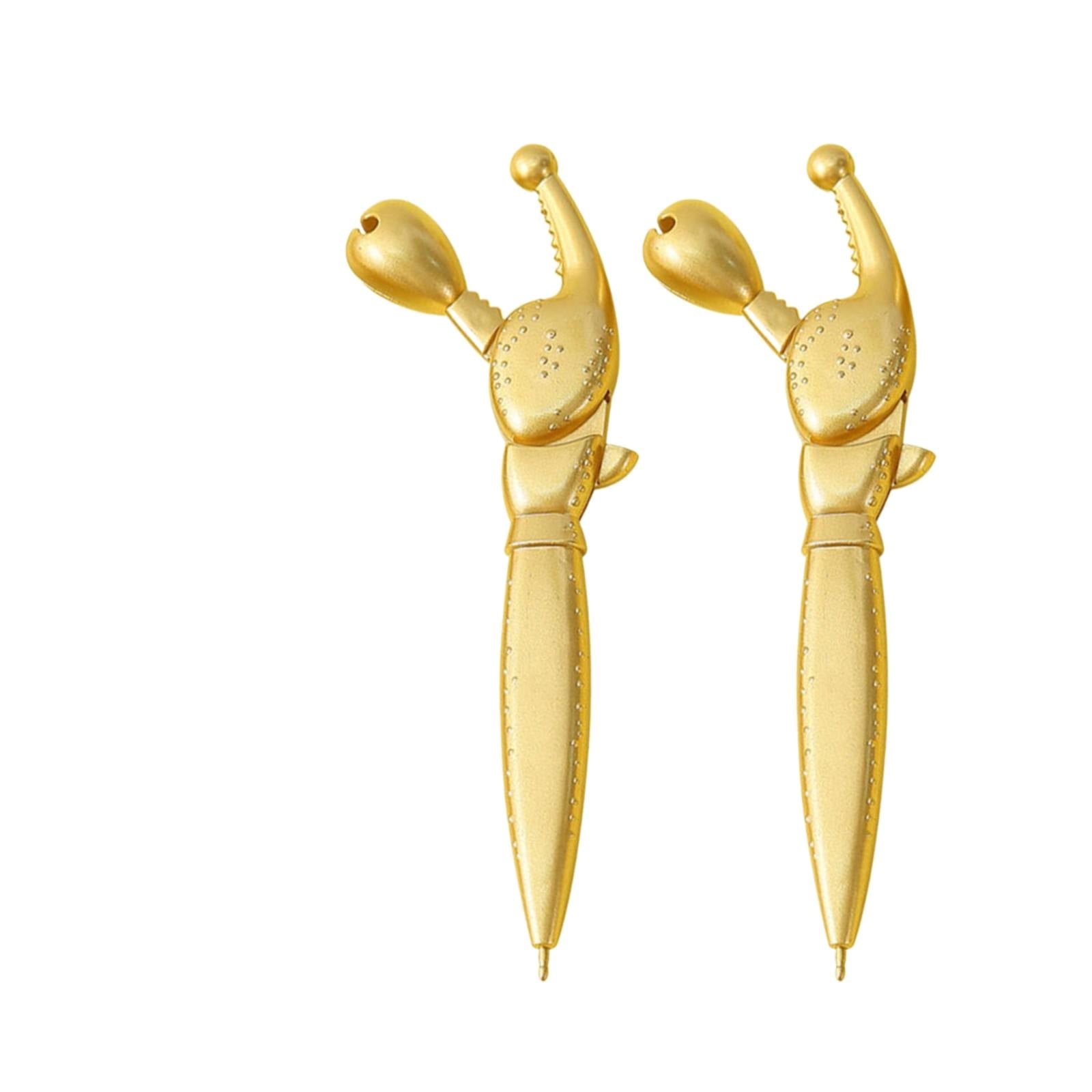 Crab Claw Pen ,Golden Wooden Fish Merit Pen Crab Claw Pen 2Pcs ...