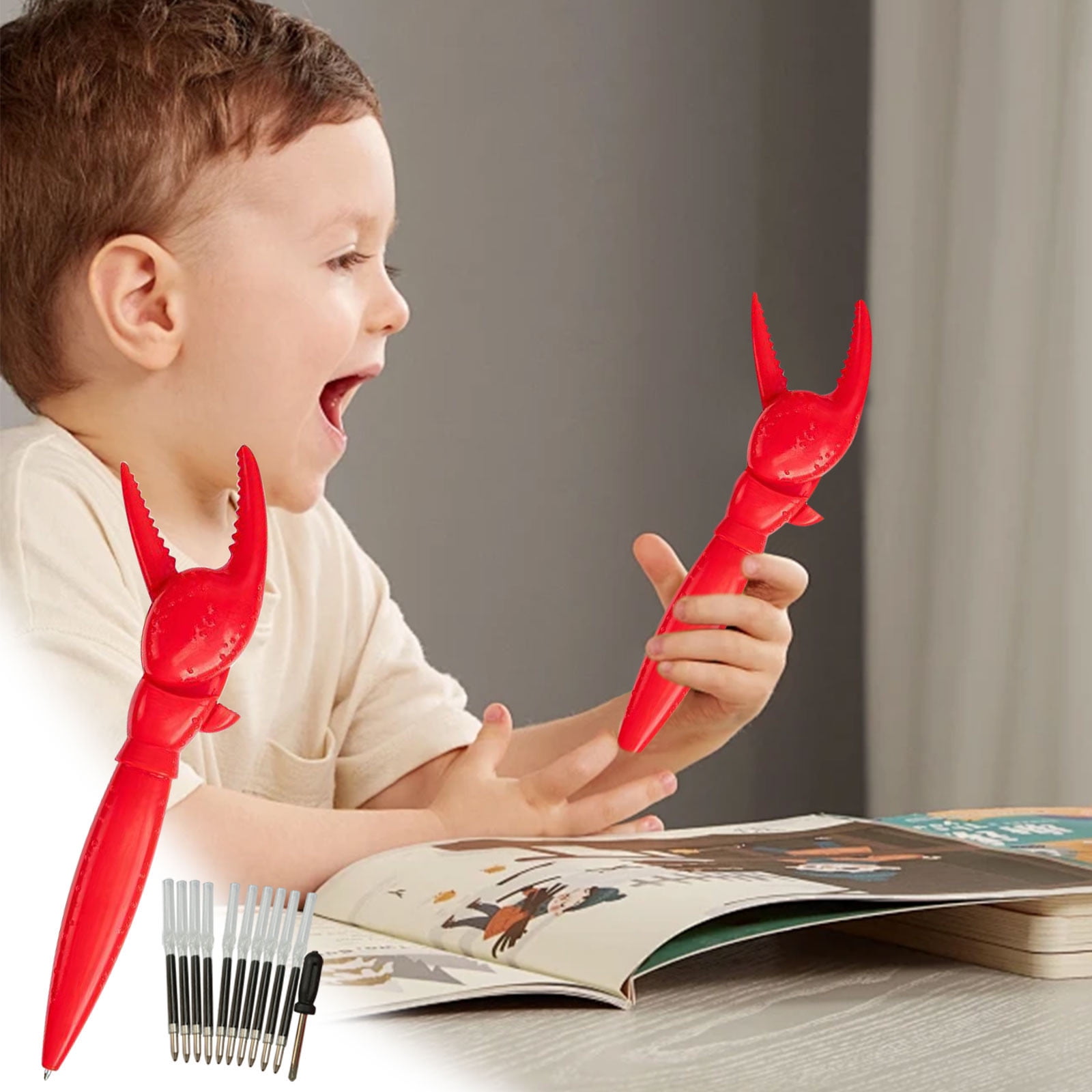Up to 65% off! Crab Claw Pen Lobster Claw Press And Clip Playful ...