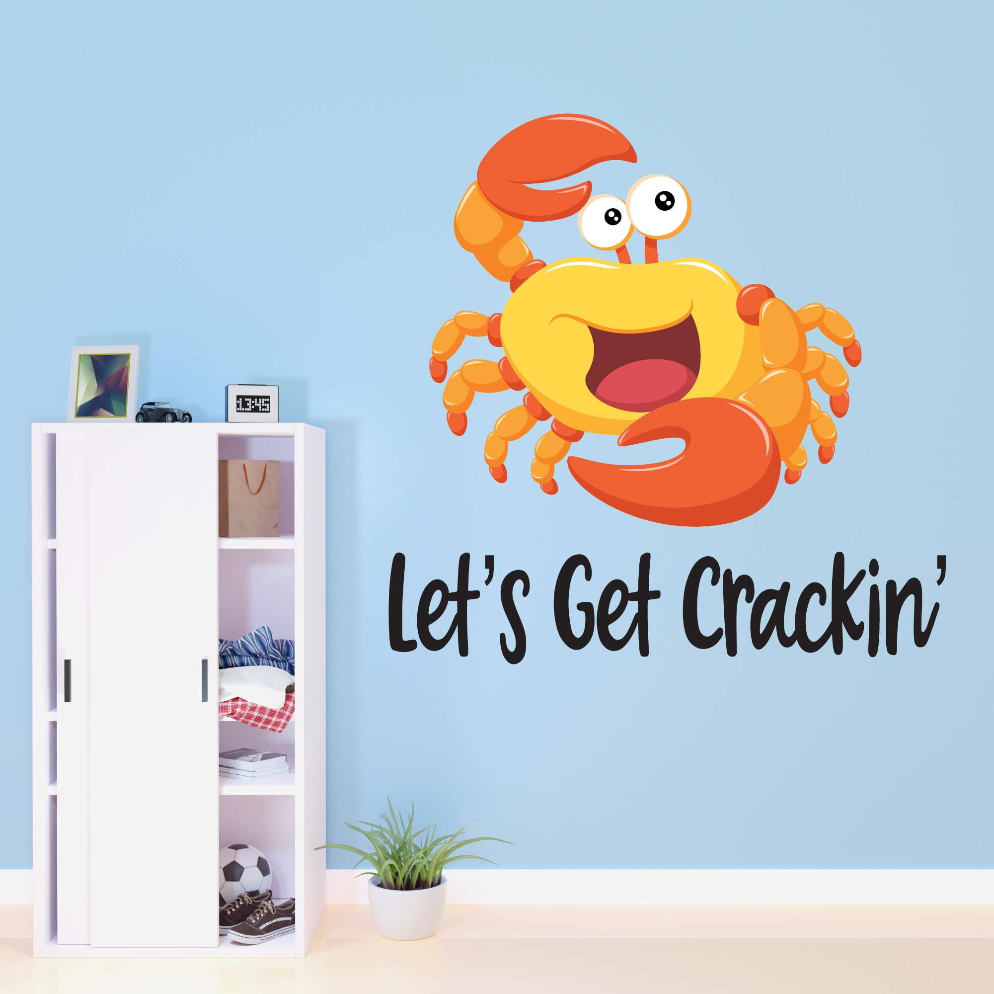 Crab Claws Let's Get Crackin' Sea Under Water Sea Creatures Crab ...