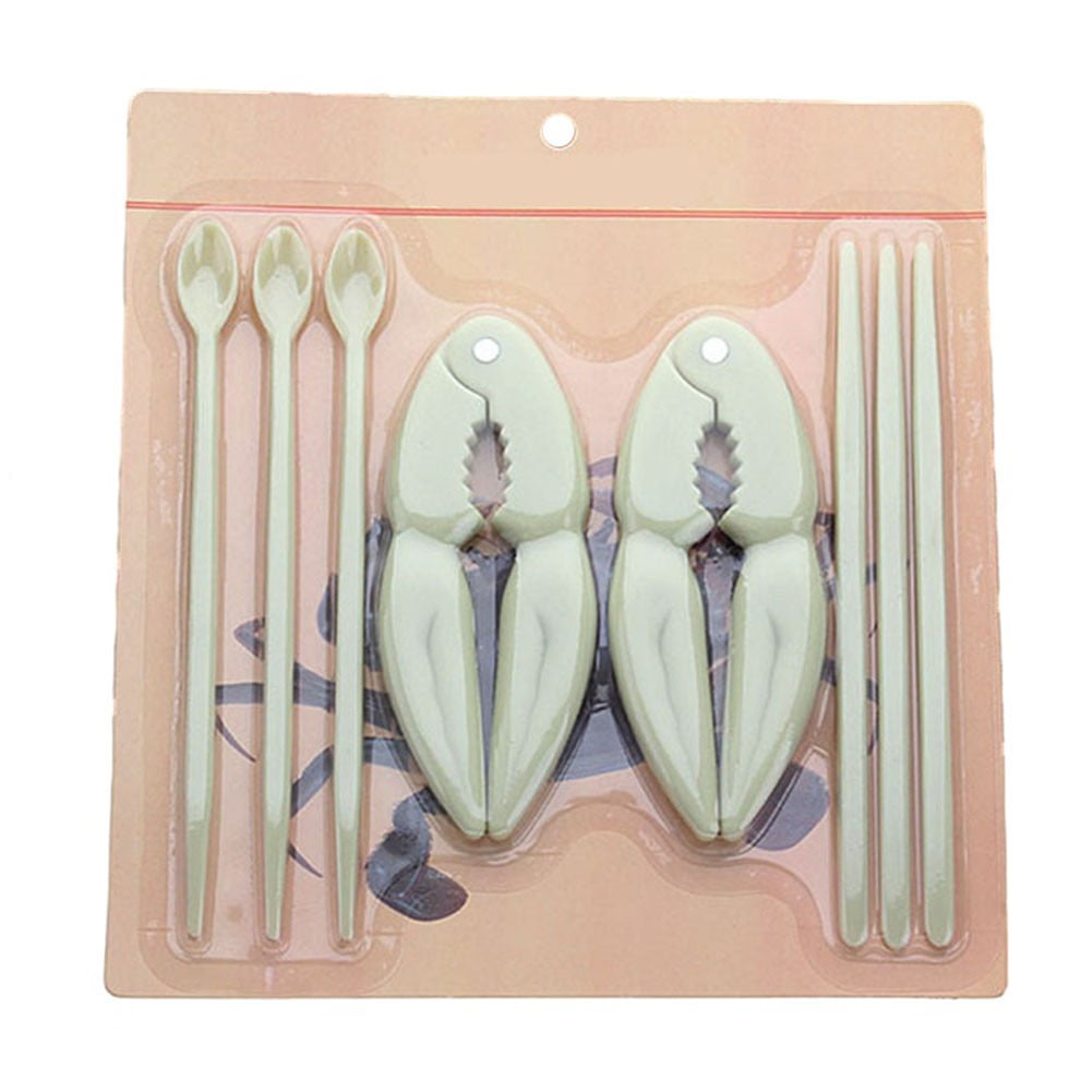 Crab Crackers Tool Set for Easy Seafood Shelling, Includes Crab Claw ...