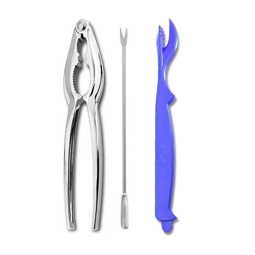 Crab Crackers and Tools,Crab Claws,Stainless Steel Crab Needle,Blue ...