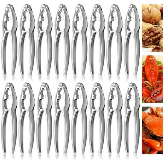 Crab Crackers and Tools, 16 Pieces Lobster Crackers Crab Crackers Sets ...