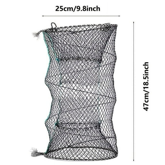 Crab Crayfish Lobster Catcher Pot Trap Fishing Net Eel Live Bait Woven ...