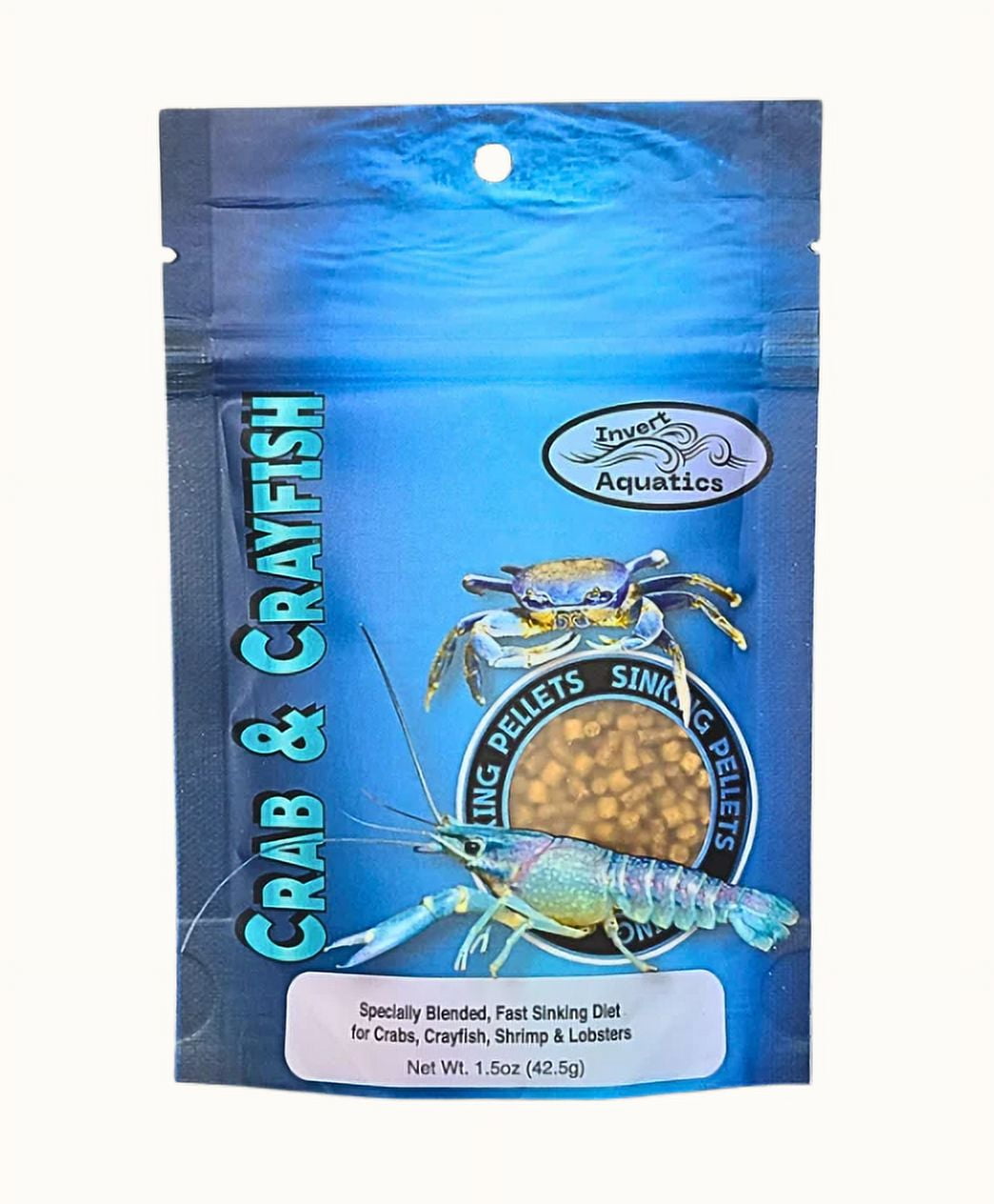Crab & Crayfish Sinking Blended Diet - Aquatic Crab & Shrimp Food (3 oz ...