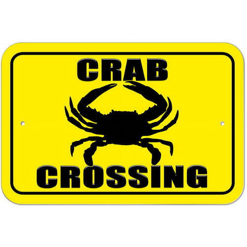 Crab Crossing Sign - Walmart.com