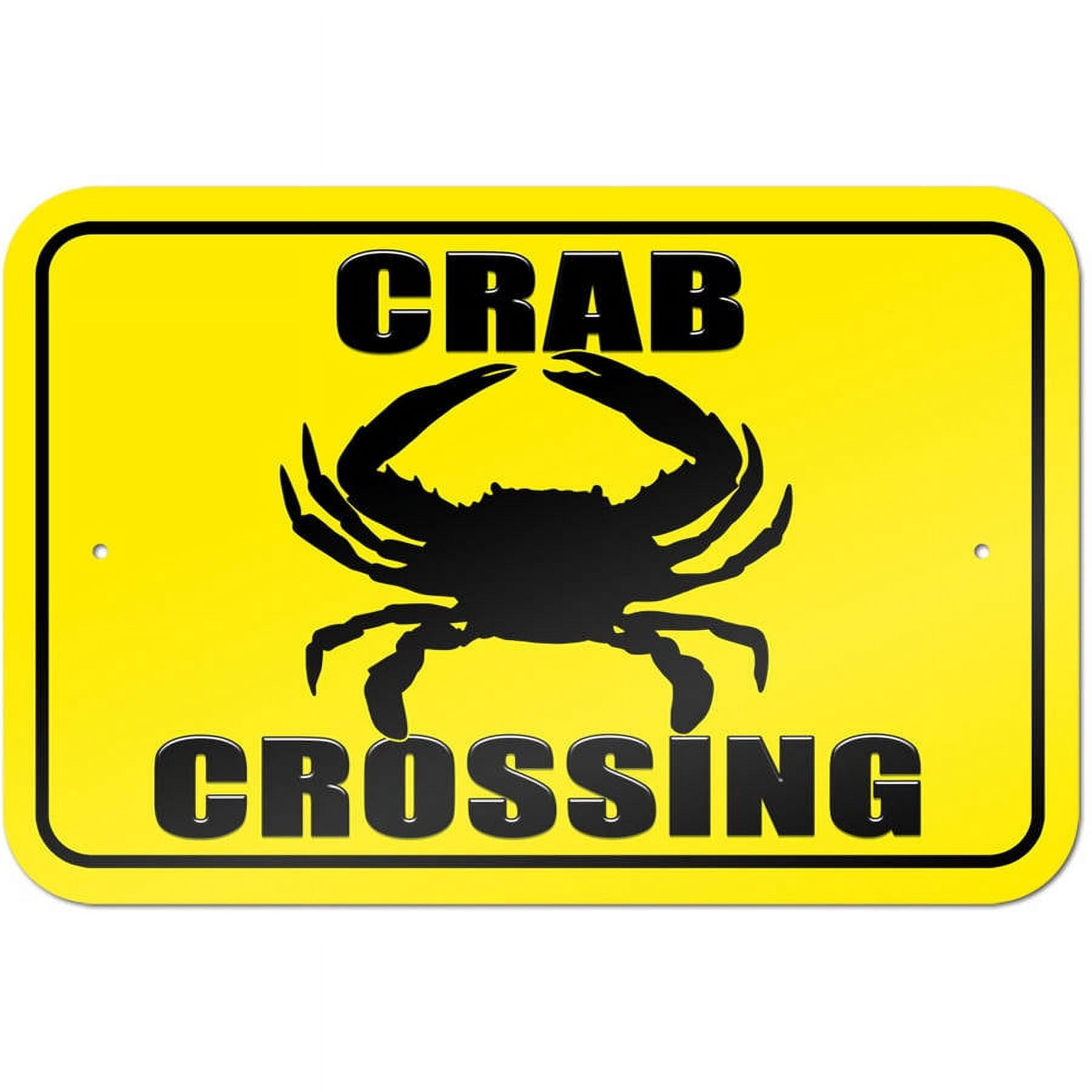 Crab Crossing Sign - Walmart.com
