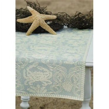Heritage Lace HD-1449CG Damask 14 x 49 in. Runner, Colonial Gold ...