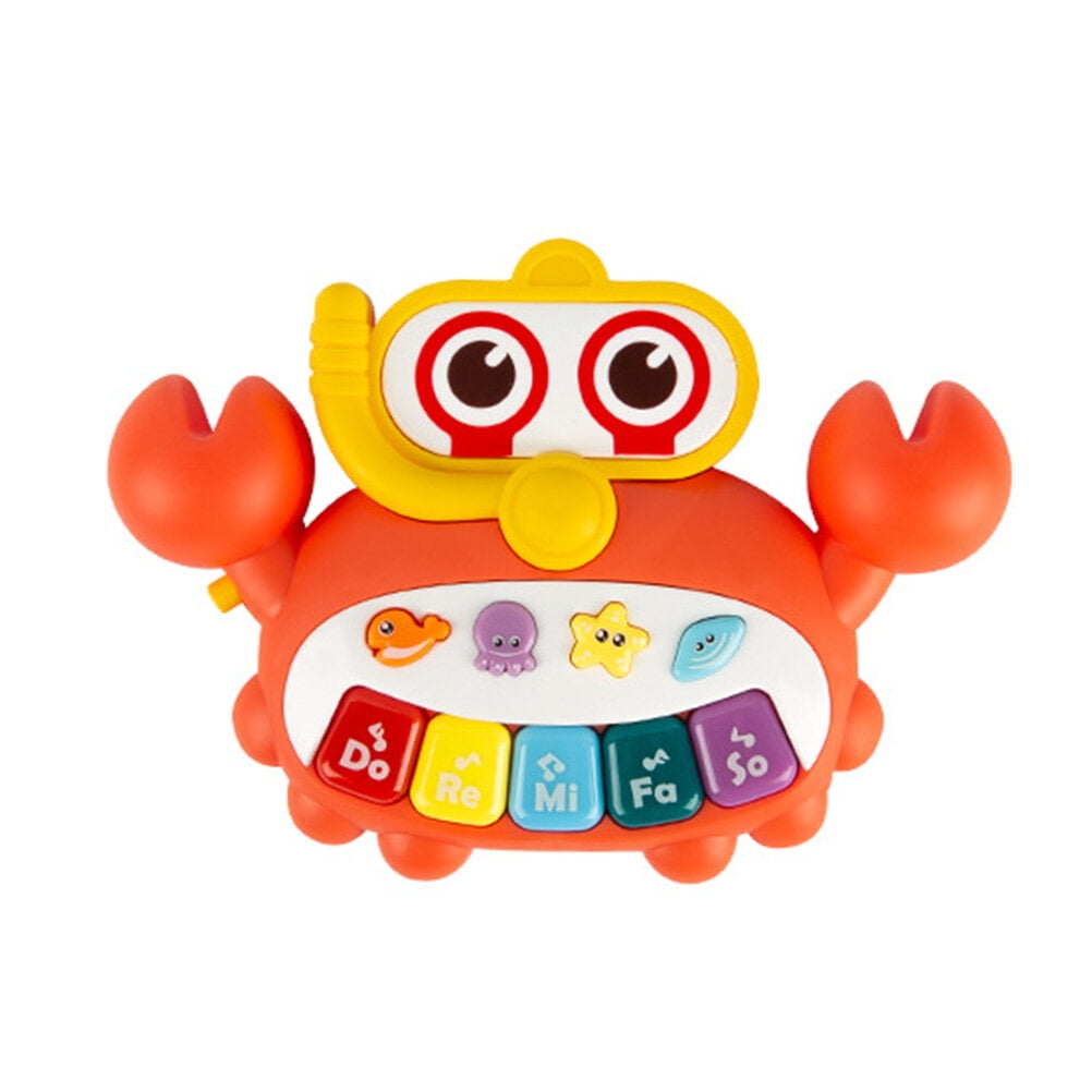 Crab Electronic Keyboard Baby Musical Piano Toy Toddler - Walmart.com