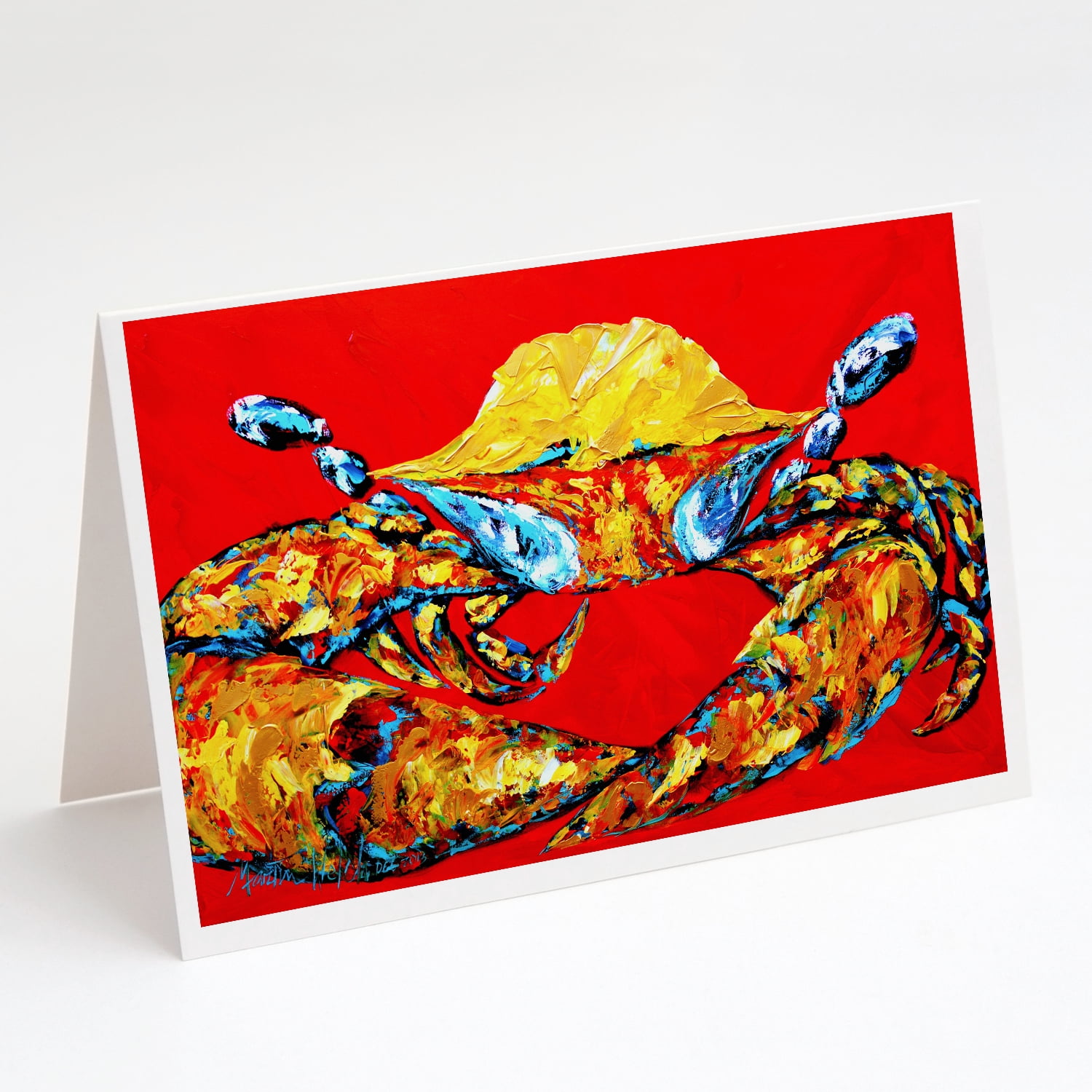 Crab Fat and Sassy Greeting Cards Pack of 8 7 in x 5 in - Walmart.com
