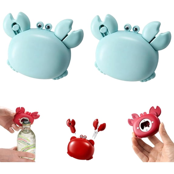 Crab Multifunctional Bottle Opener,Crab-Shaped 4-in-1 Multi Tool Opener ...