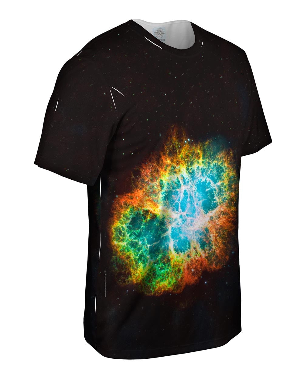 Crab Nebula Space Galaxy Mens T-Shirt All Over Print - Walmart.com