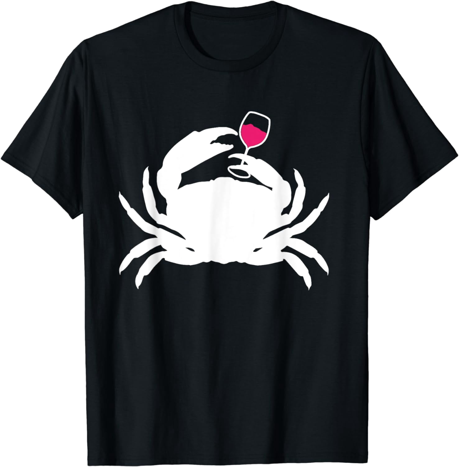 Crab Ocean Gift Wine Cruise Vacation Lovers Drinking T-Shirt - Walmart.com