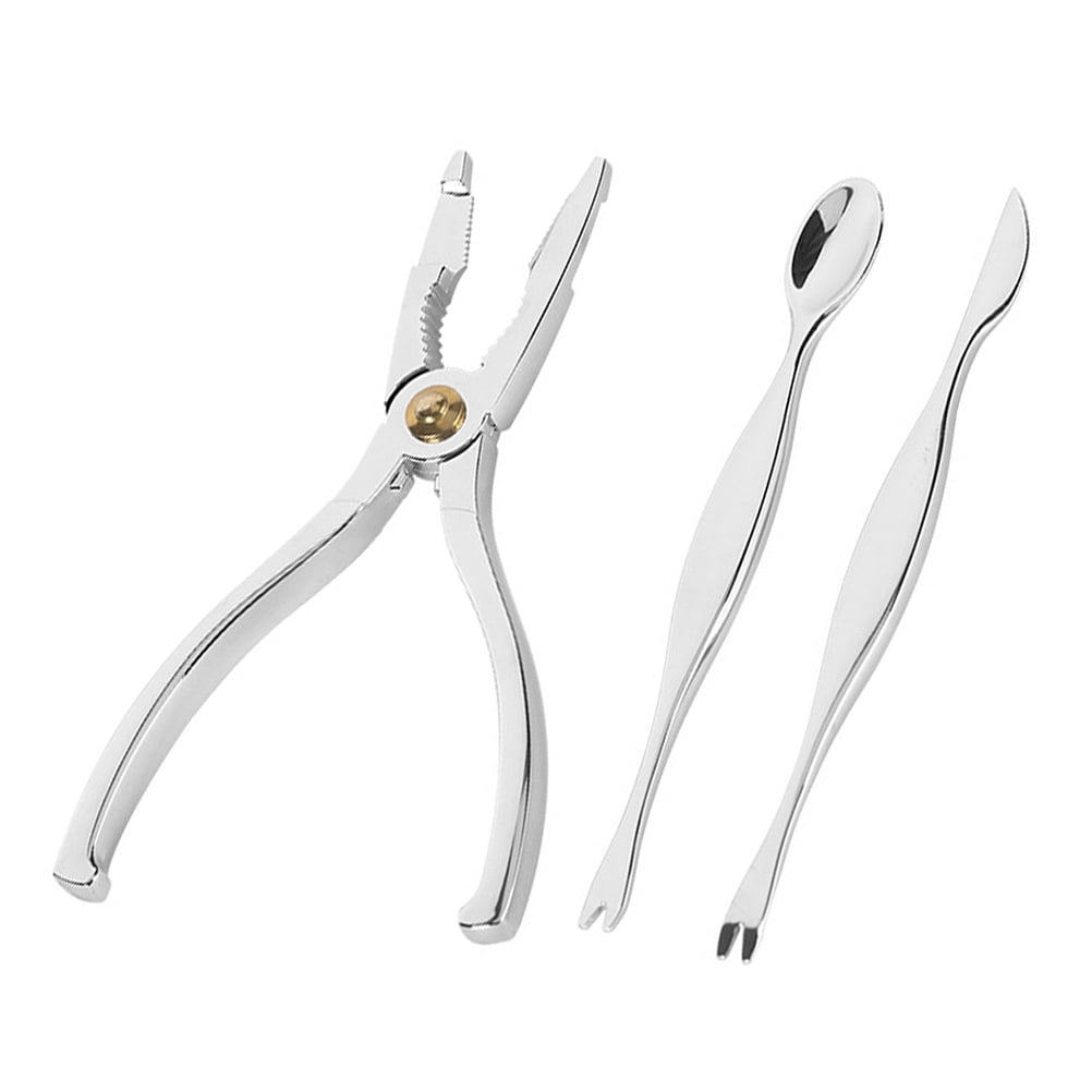 Crab Opener Escargot Forks Seafood Spoon Stainless Steel Scissors Home ...