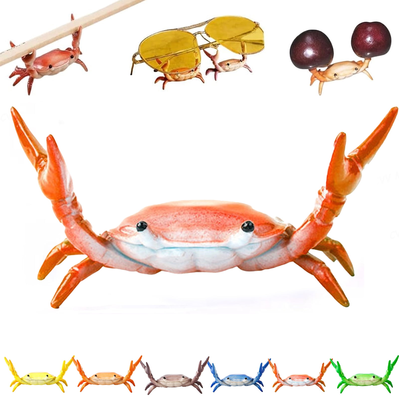 Crab Pen Holder,Mini Realistic Crab Pencil Holder For Storage Office ...