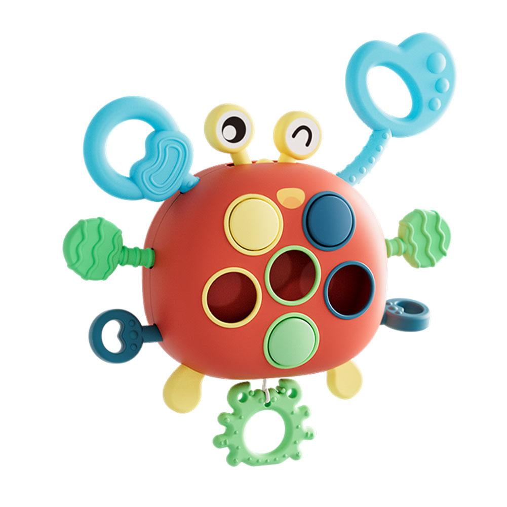 Crab Pull String Activity Toys Toddler Sensory Toys Gifts For Baby F9A3 ...