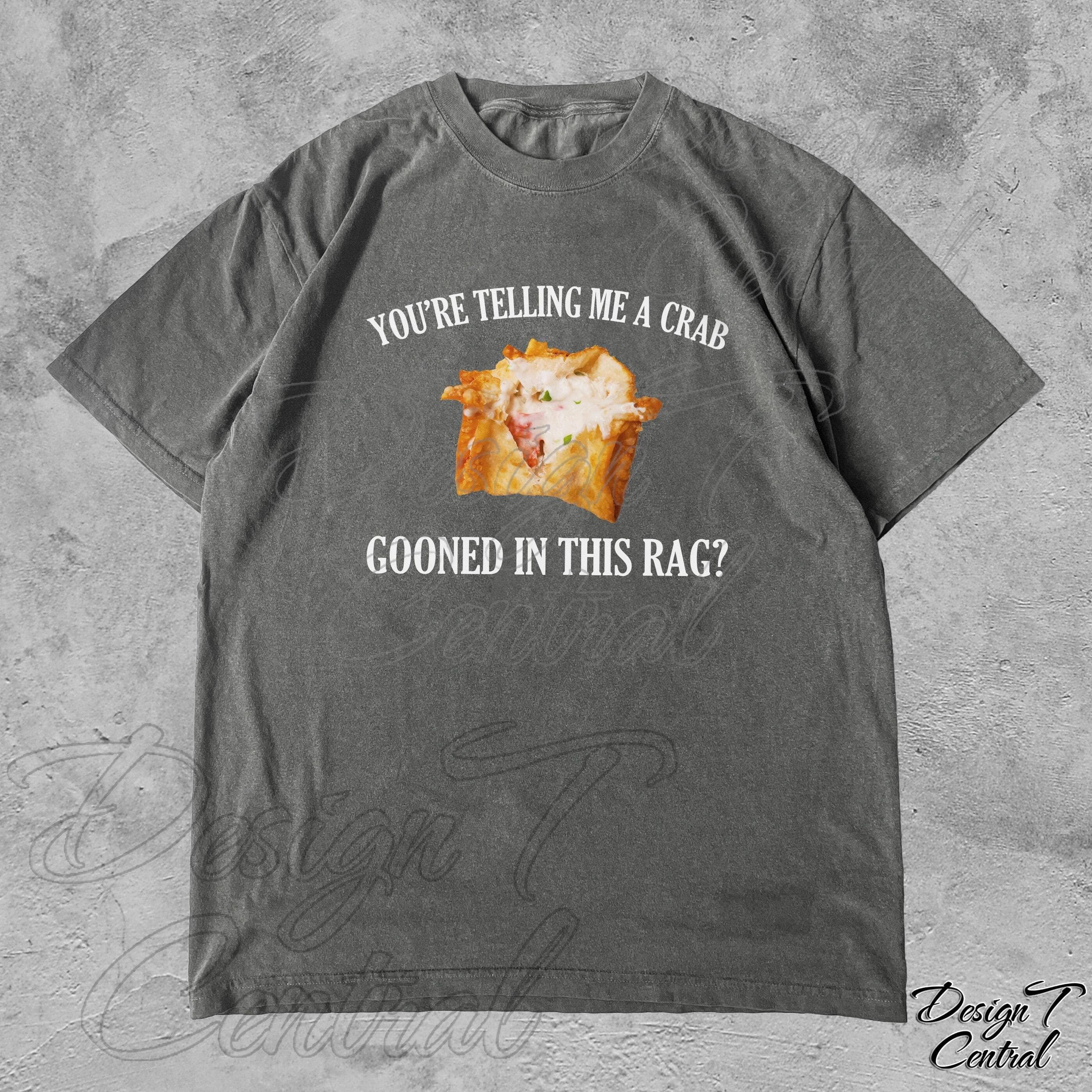 Crab Rangoon Meme Shirt: Funny Gen Z Tee - Walmart.com