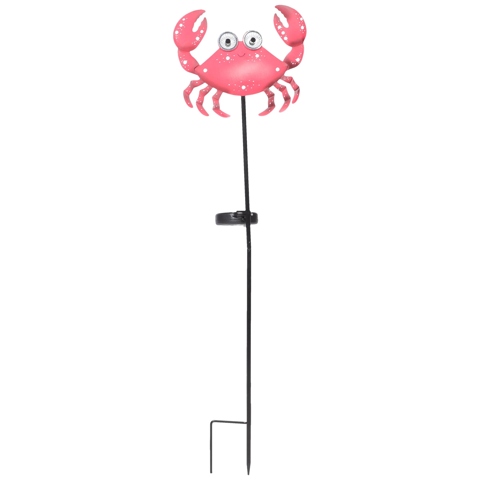 YSNOOWE Garden Light Iron Crab Shape Solar Powered Outdoor Lighting ...