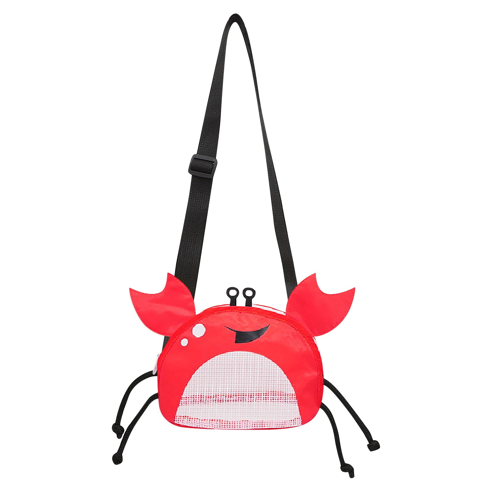 Crab Shaped Mesh Beach Bag for Sand and Water Play – Large Capacity ...