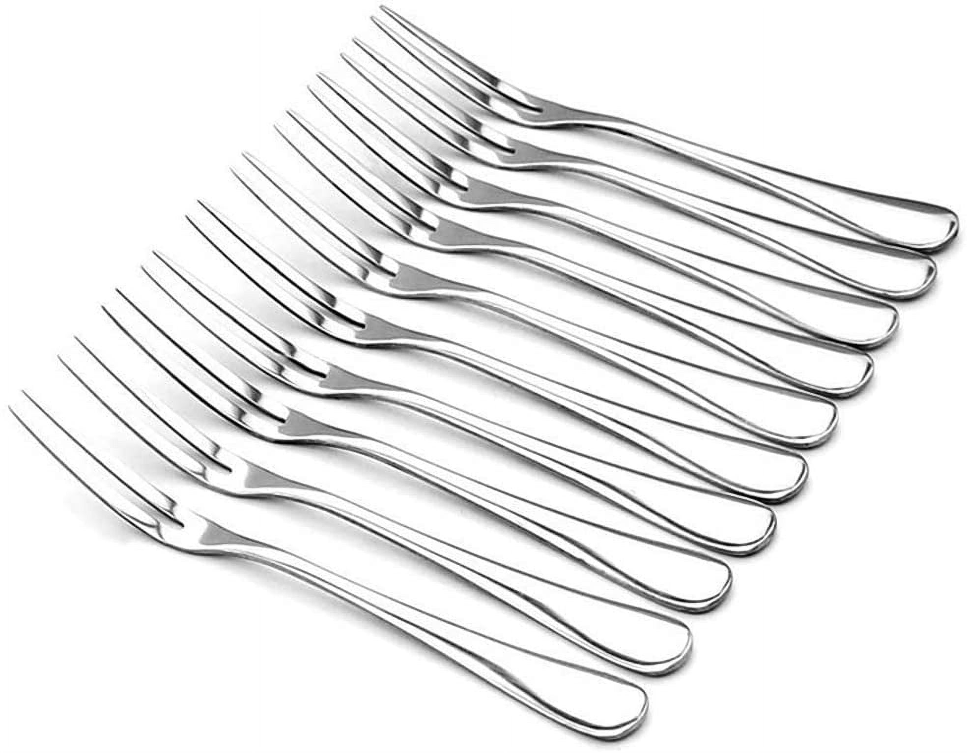 Crab Stainless Steel Forks,Escargot Forks 2 Prong Tasting Appetizer ...