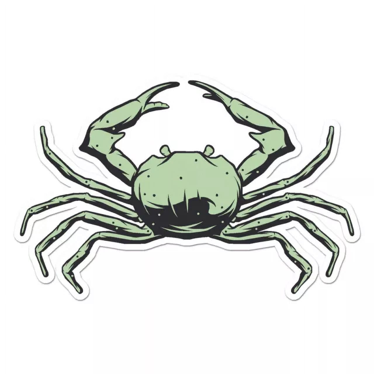 Crab Sticker Phone Decal Water Bottle Stickers Car Decals, Laptop ...