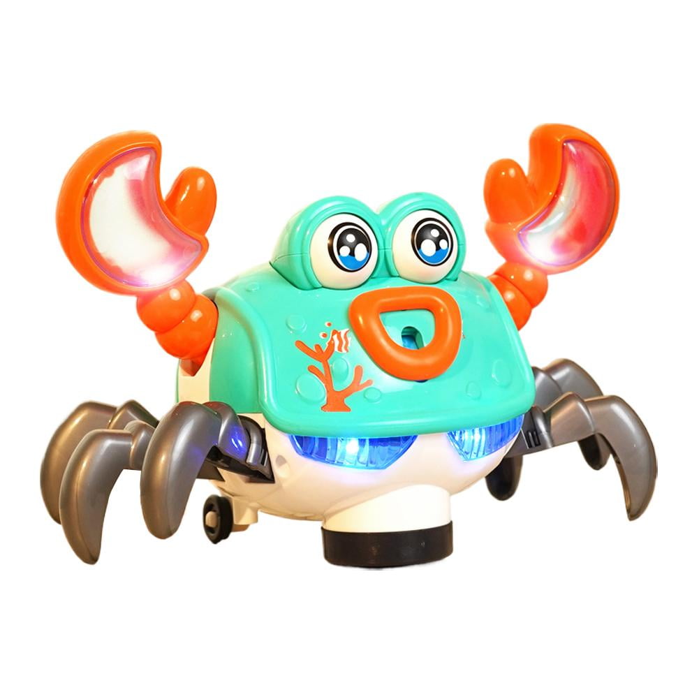 Crab Toy Realistic Swinging Motion Smart Obstacle Avoidance Cool Light ...