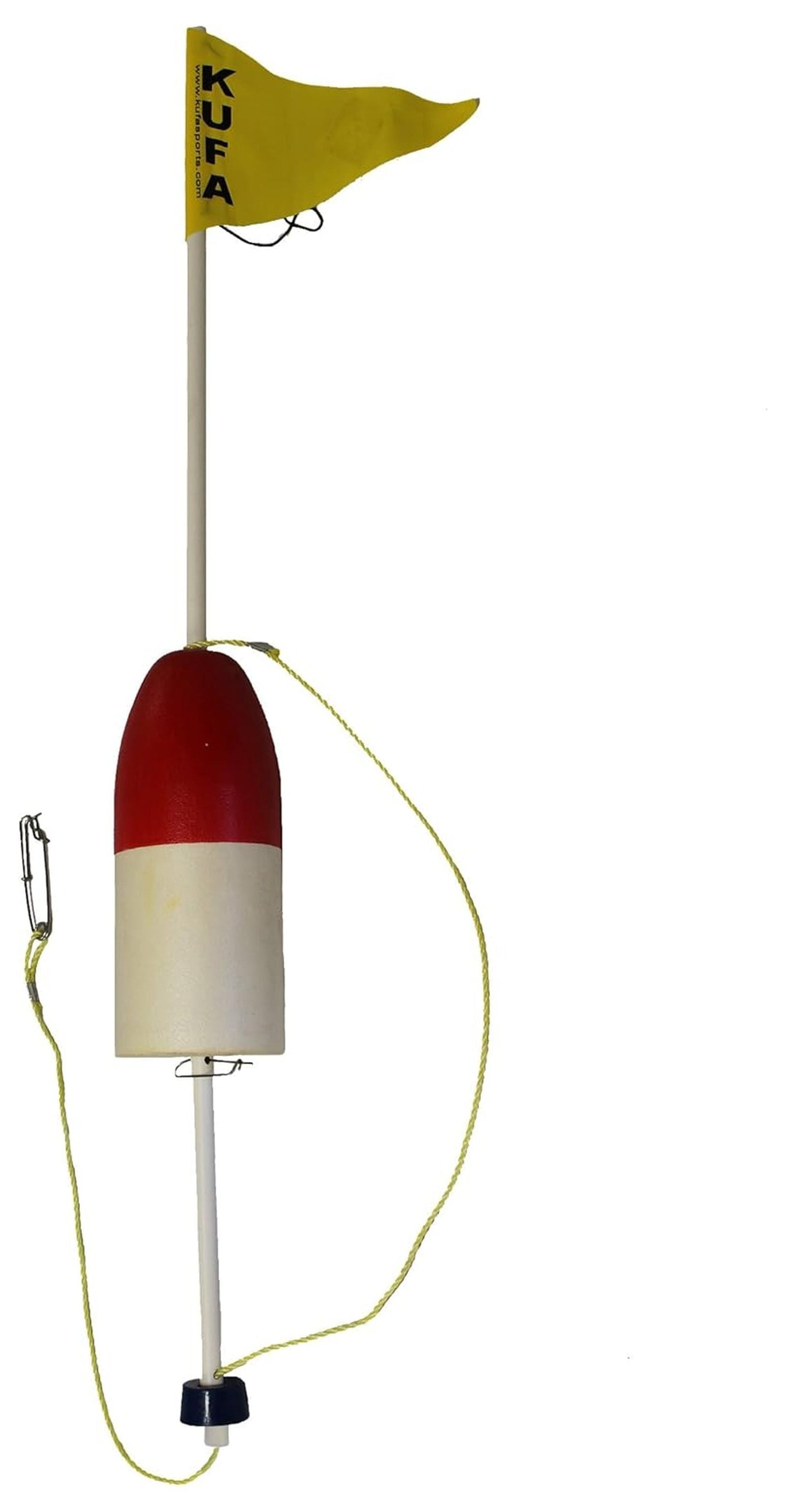 Crab Trap Float with PVC Flag Pole, Red/White, -Inch - Walmart.com