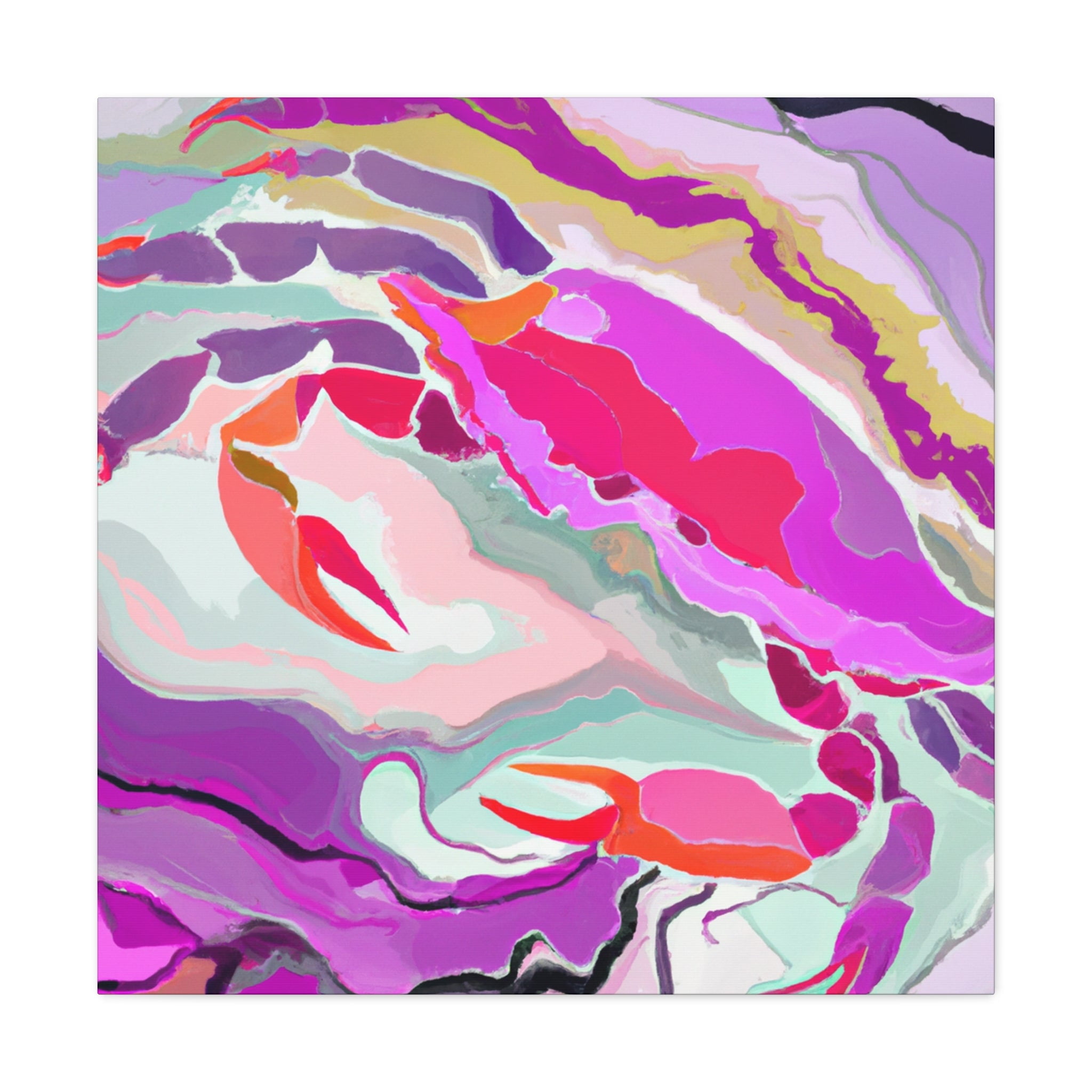 Crab in Abstract Form - Canvas - Walmart.com