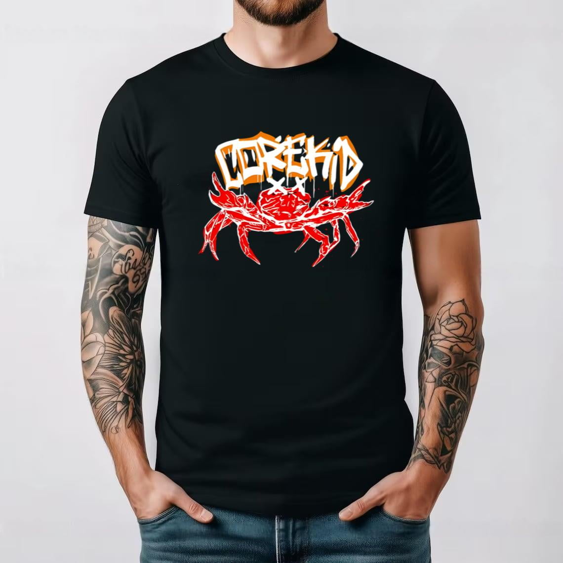 Crabcore Attack Attack Scene Music Trend Retro Band Fan Unisex T-shirt ...